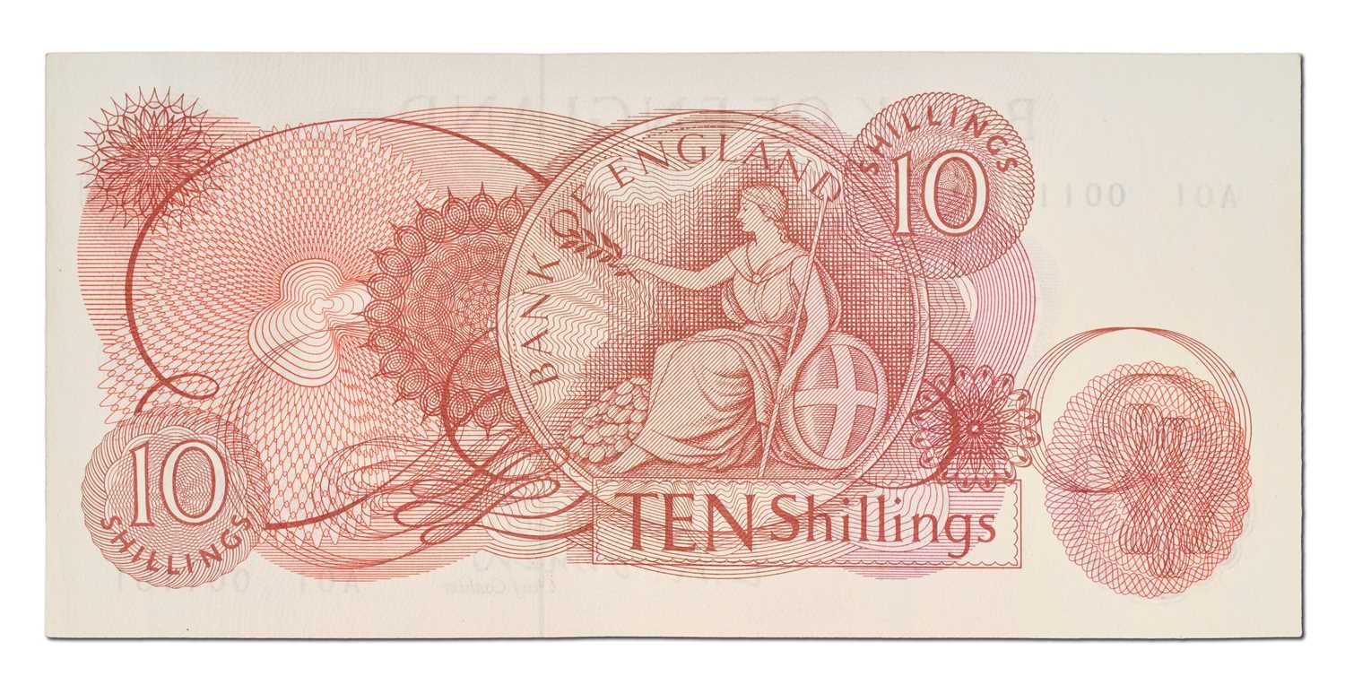 Bank of England, Ten Shillings, series C, signatory