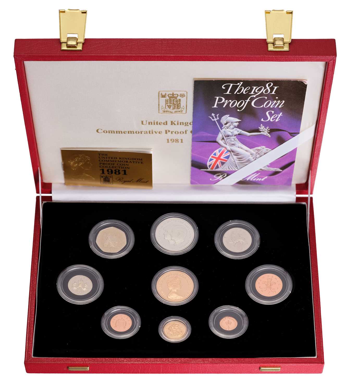 Lot 263 - UK, Commemorative Proof Coin Collection 1981,