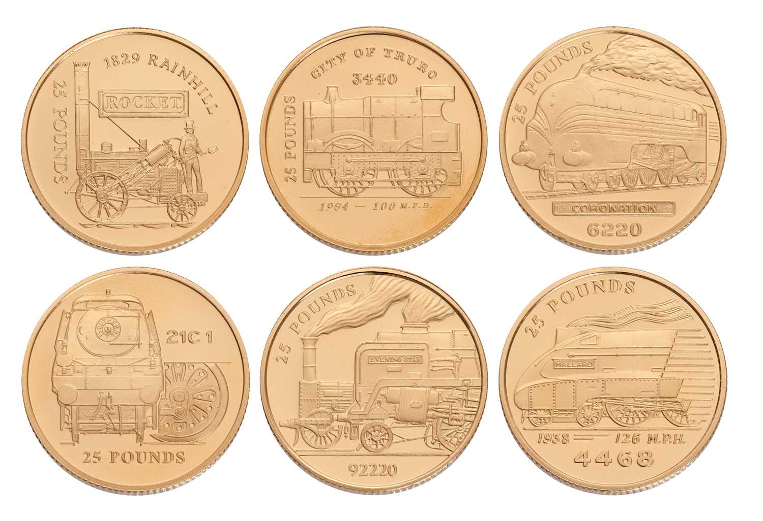 Lot 290 - Royal Mint, The Golden Age of Steam