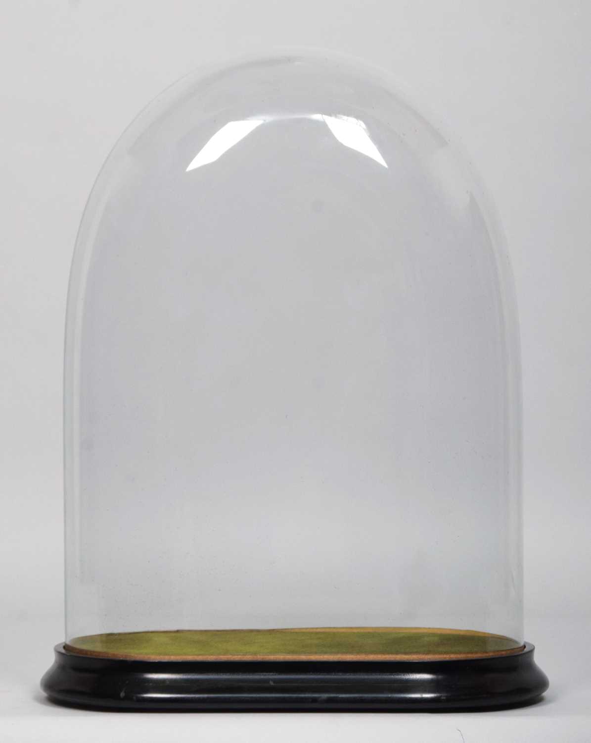 Lot 277 - Glass Dome: A Large Period Glass Dome, of