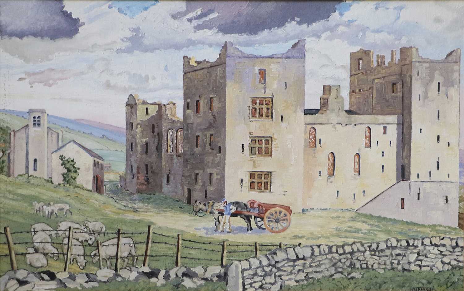 Lot 1101 - Walter Atkinson (1908-2000) Bolton Castle,