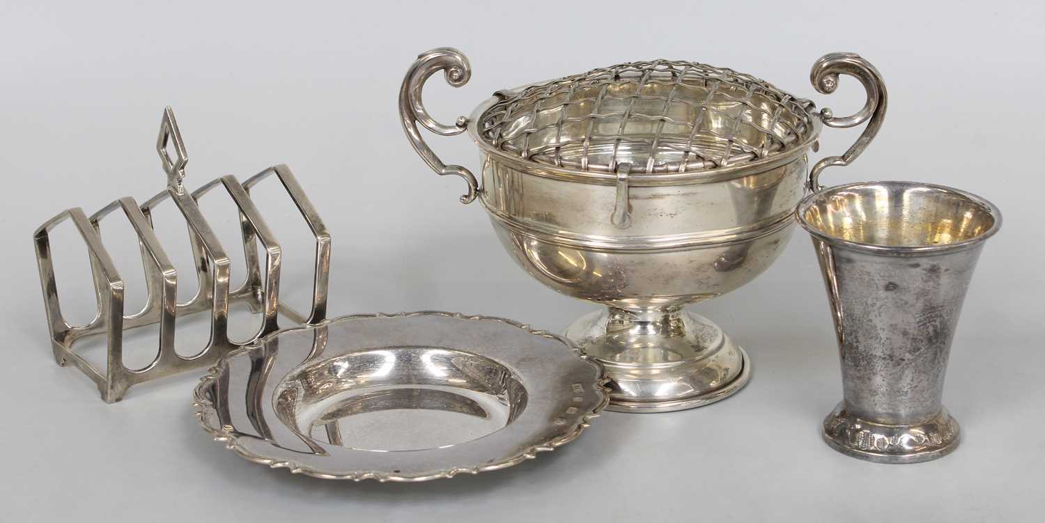Lot 127 - Three Various Silver Items, comprising a two-