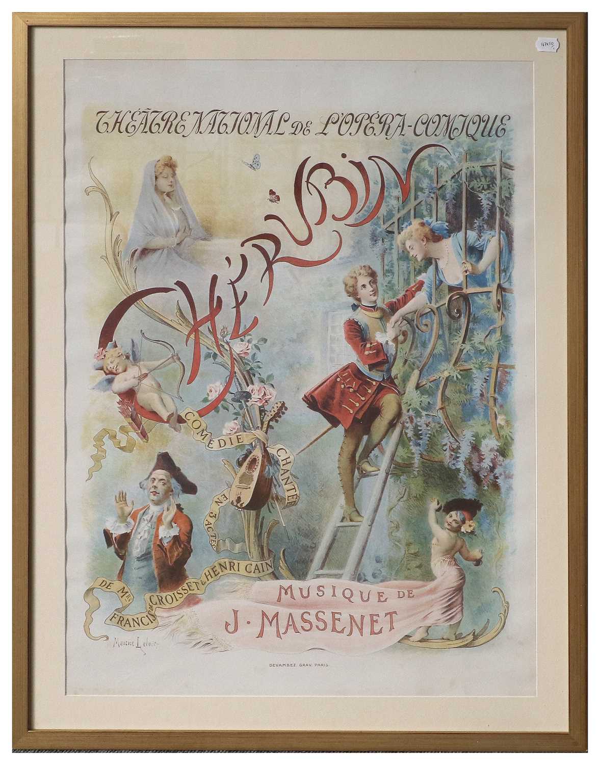 Lot 129 - Theatre National De L'Opera-Comique Poster: