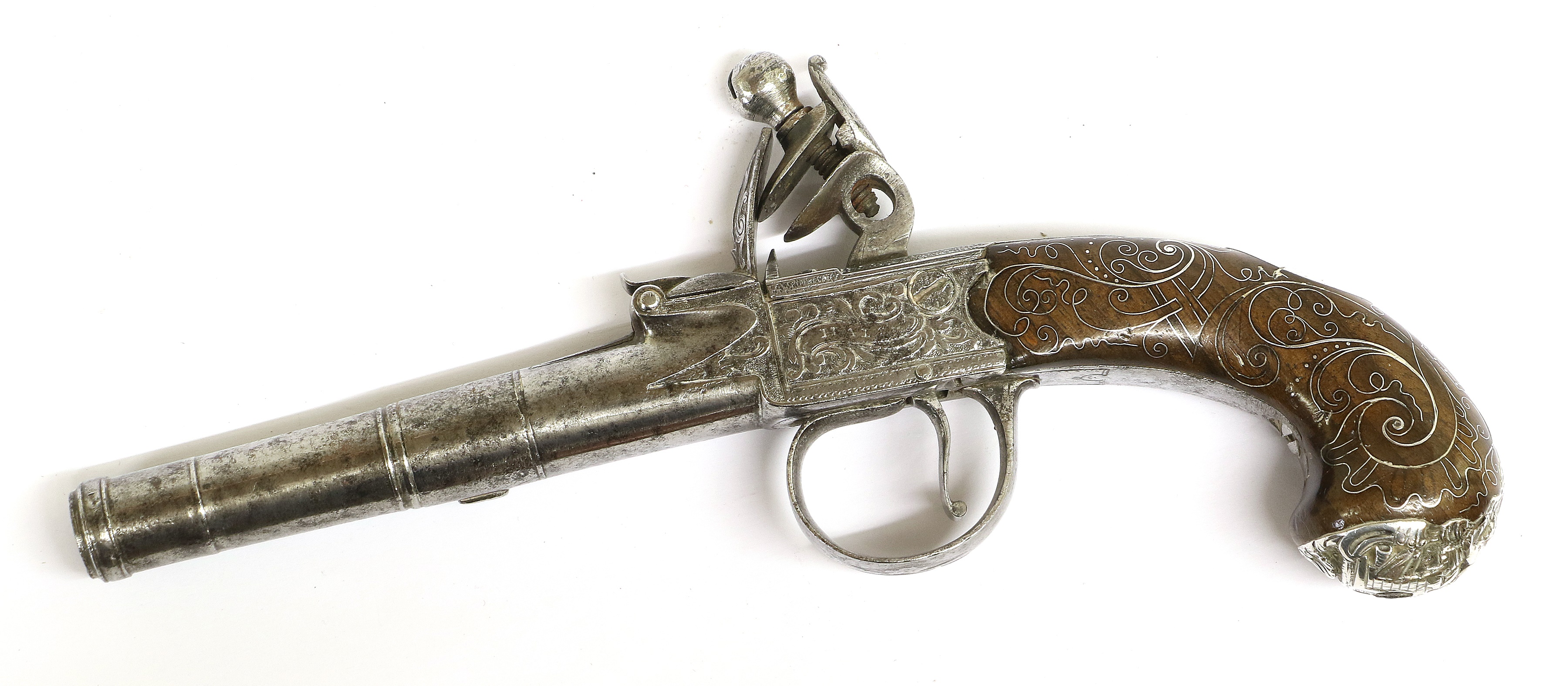 Lot 393 - An 18th Century Flintlock "Queen Anne"
