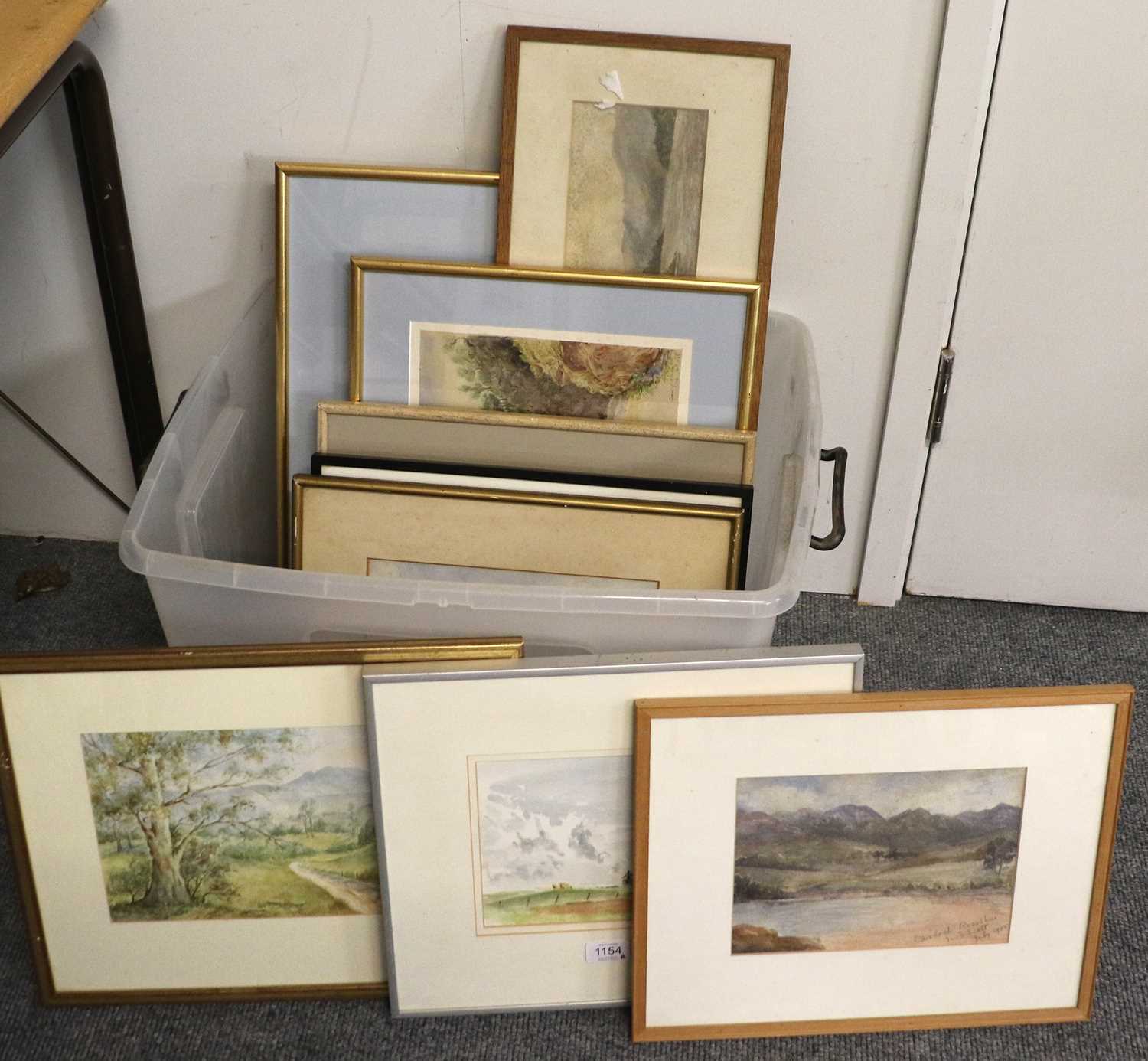 Lot 1154 - Cuthbert Bell (1922-1991) "Derelict croft.