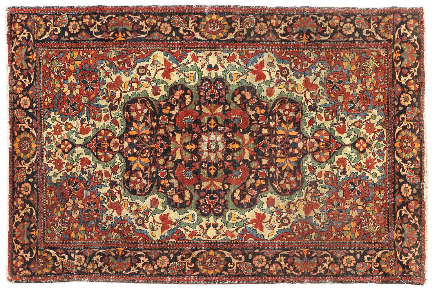 Lot 651 - Saroukh Rug West Iran, circa 1920 The ivory