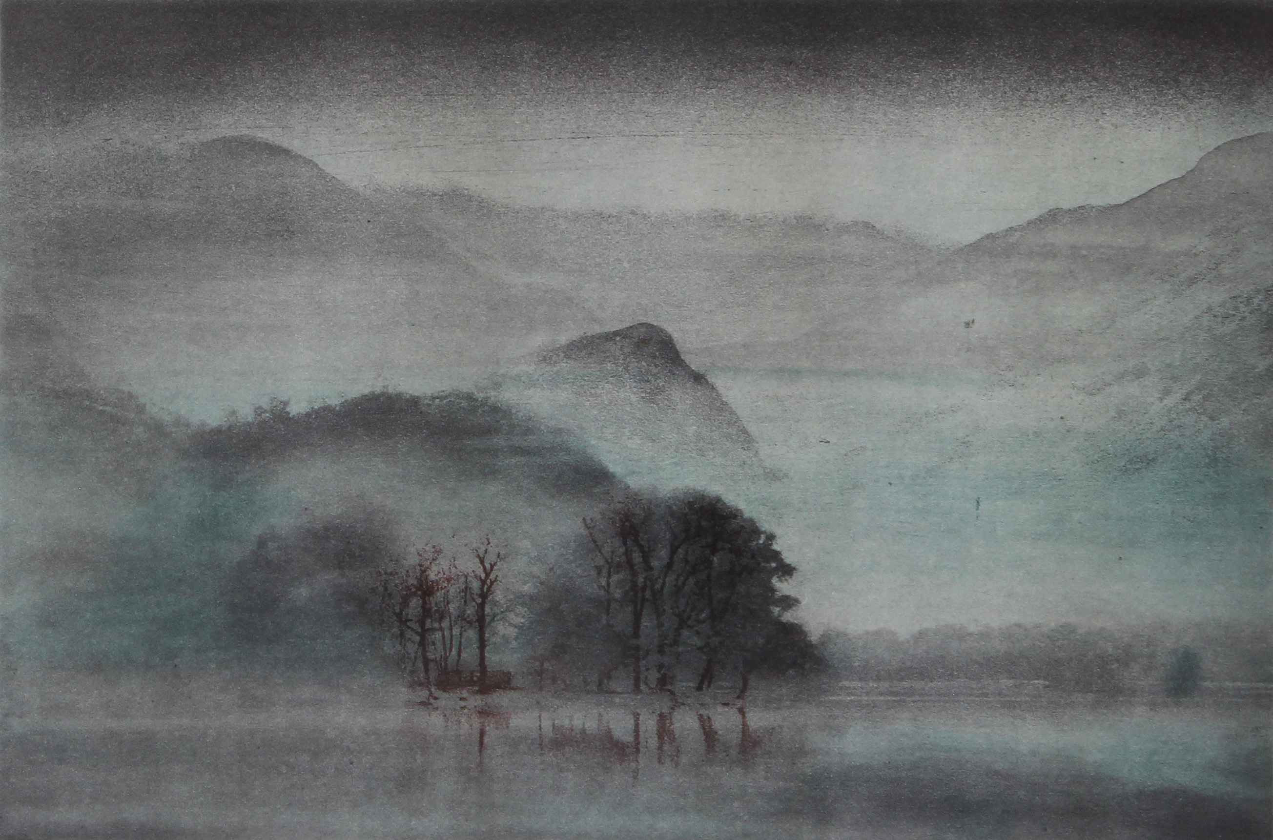 Lot 1053 - Philip Meeson (1932-2002) Country lane