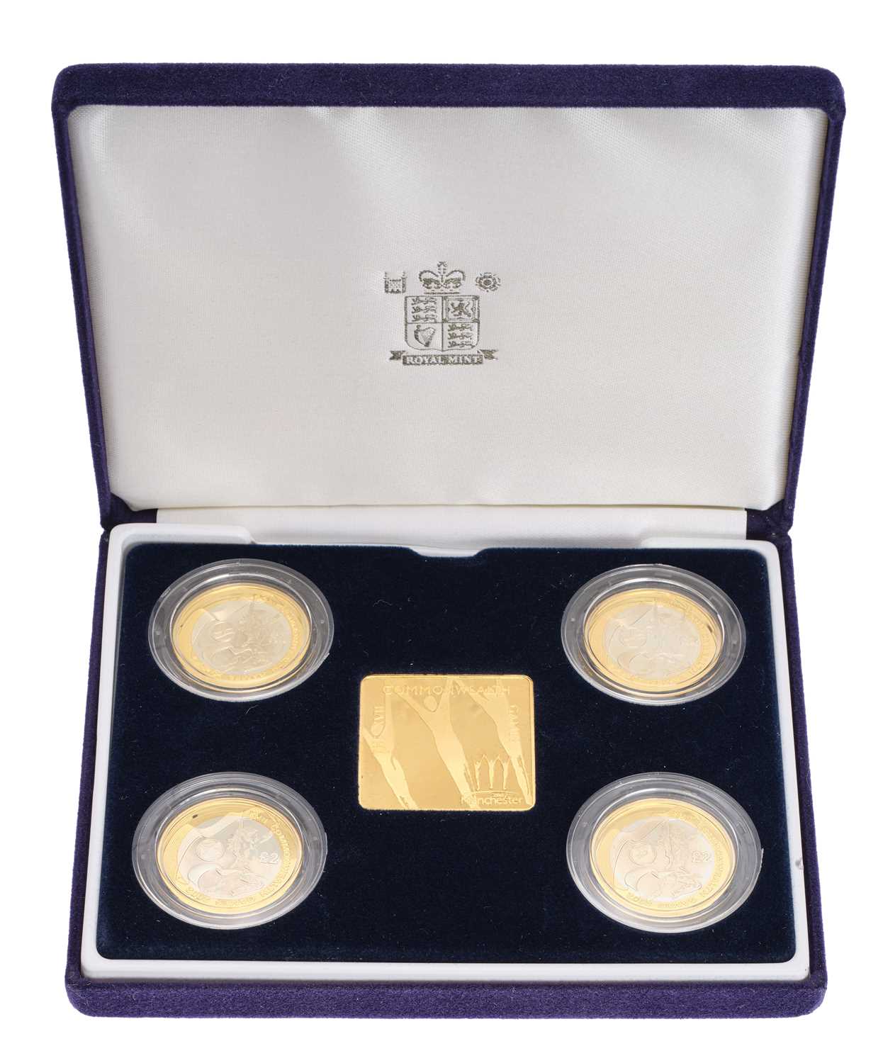 Lot 338 - Manchester Commonwealth Games Silver Proof