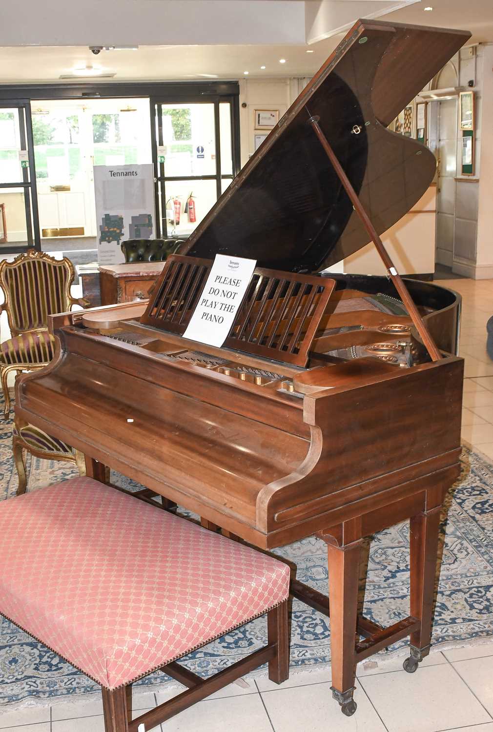 Lot 1365 - A Bechstein Model L Grand Piano, underside