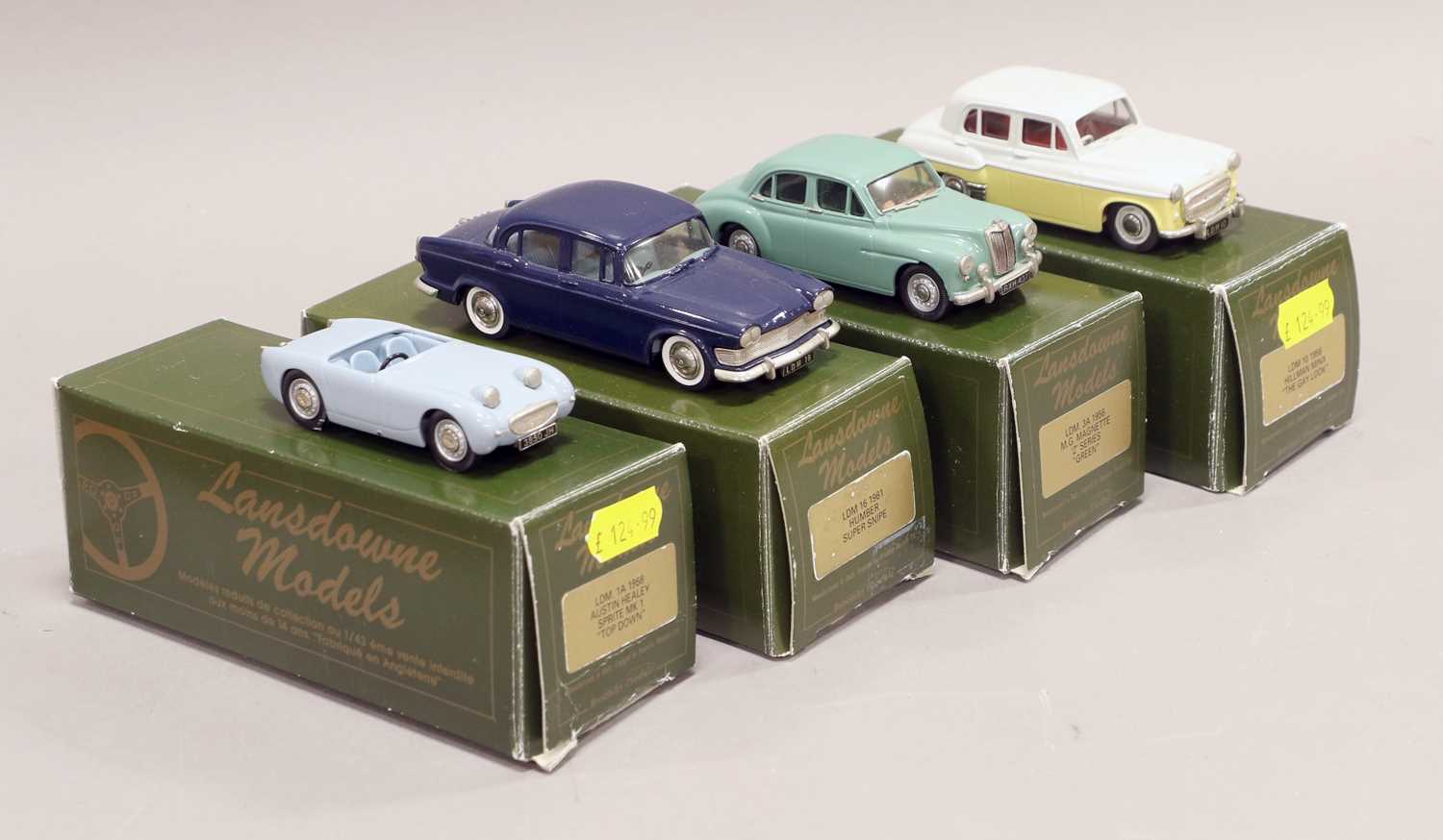 Lot 364 - Lansdowne Models Four 1:43 Scale Models