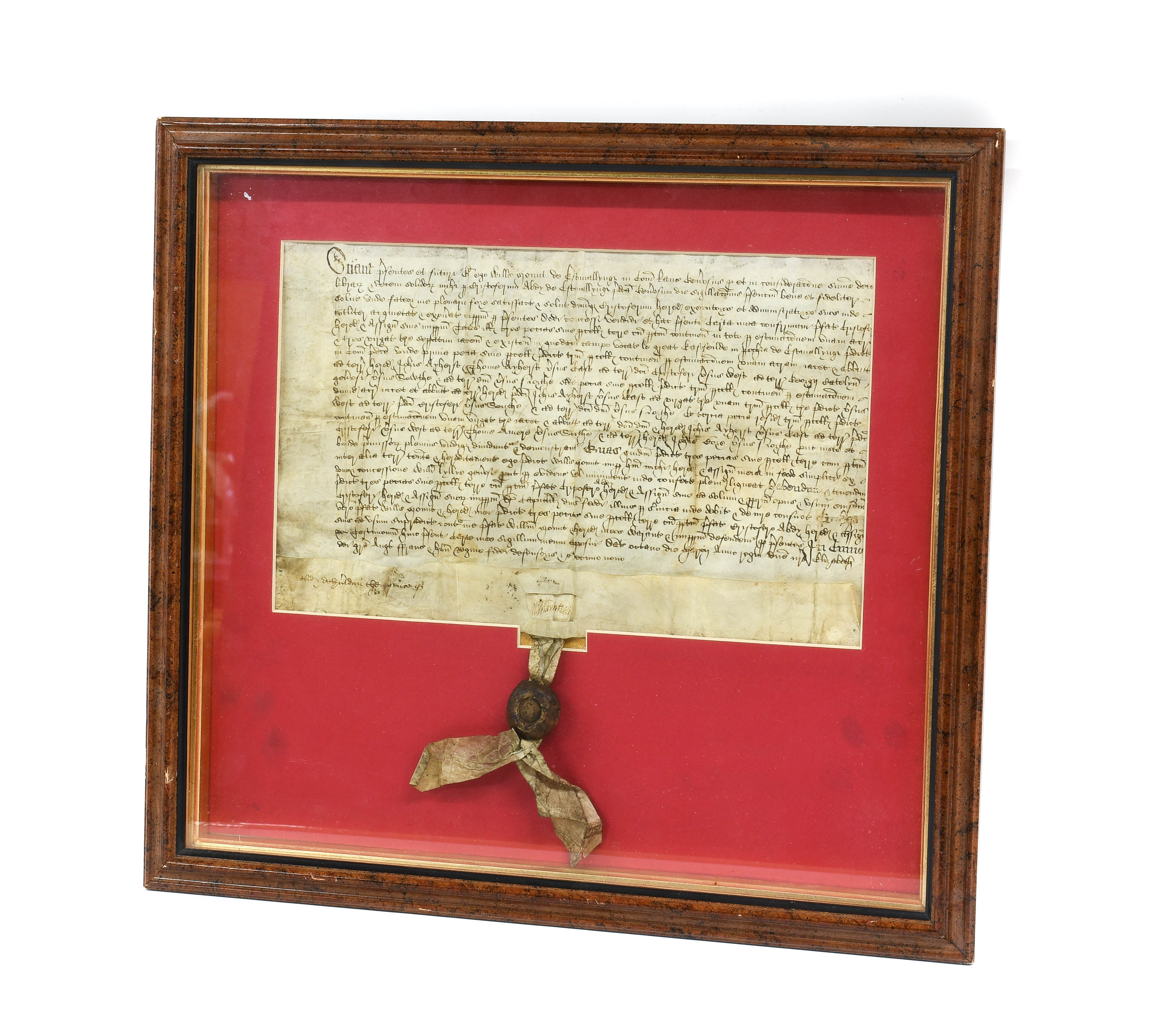 Lot 187 - An Elizabethan Deed of Sale, dated 1577,