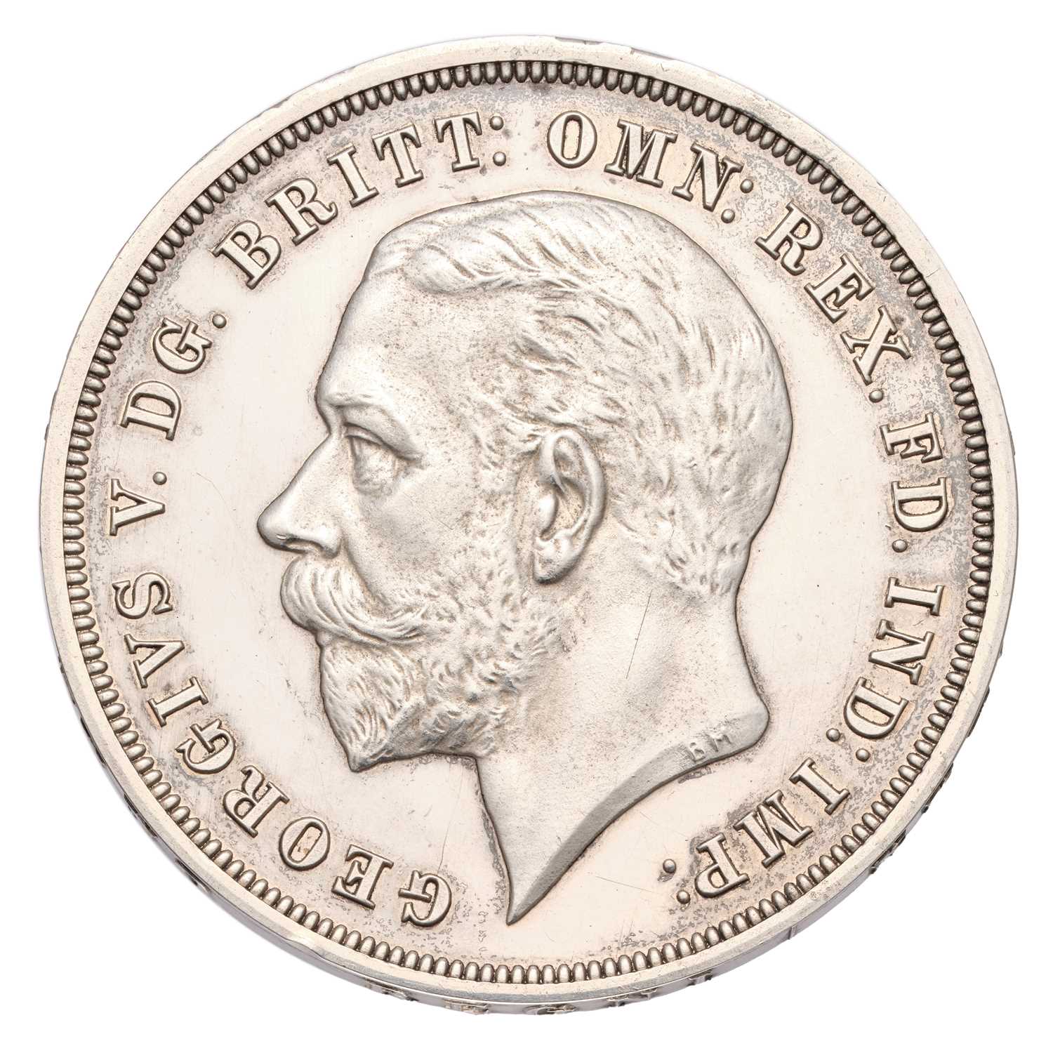 Lot 125 - George V, Proof Crown 1935, raised edge