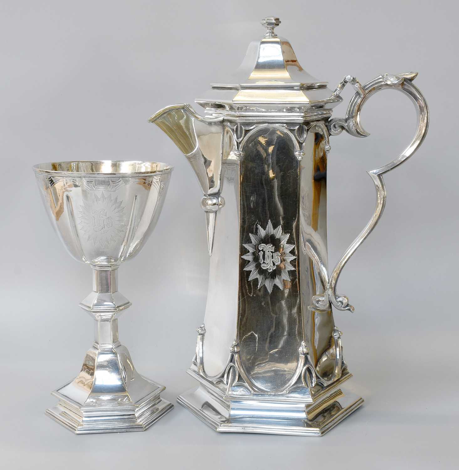 Lot 31 - A Victorian Silver Plate Communion-Cup and