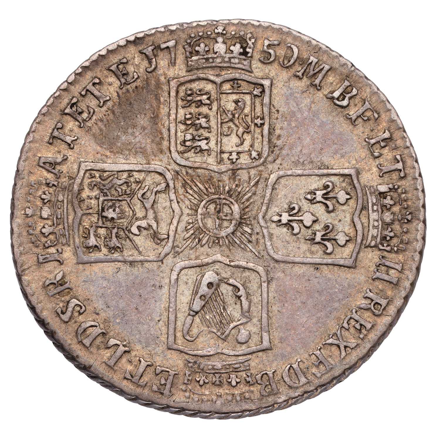 Lot 73 - George II, Shilling 1750 (Bull 1729, ESC 1210,