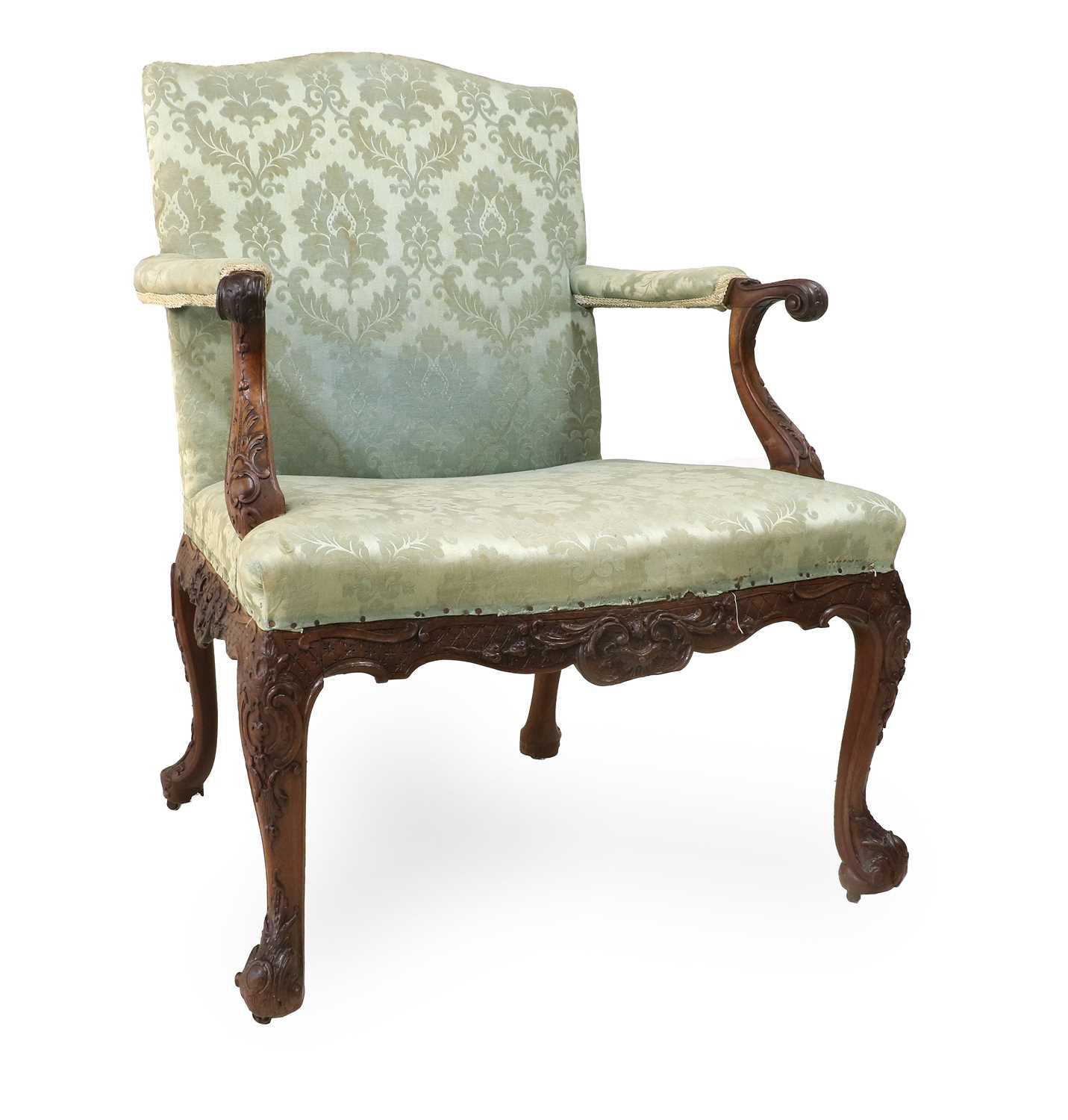 A George II Mahogany Gainsborough-Type Library