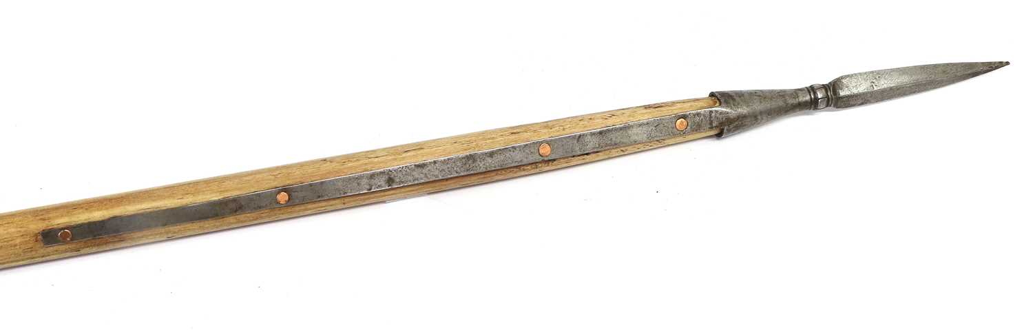 Lot 320 - A 17th Century Pike Blade, 13cm, of thick