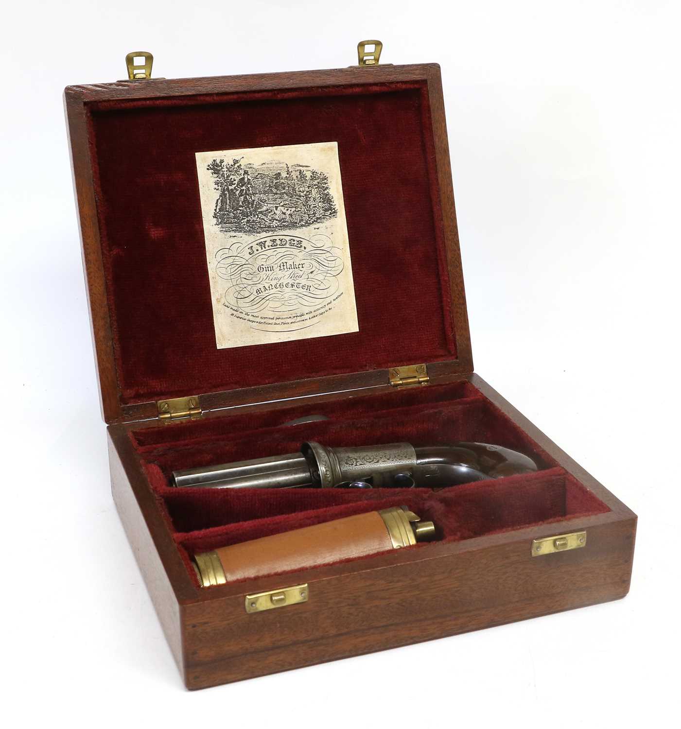 Lot 415 - A 19th Century Six Shot Percussion Pepperbox