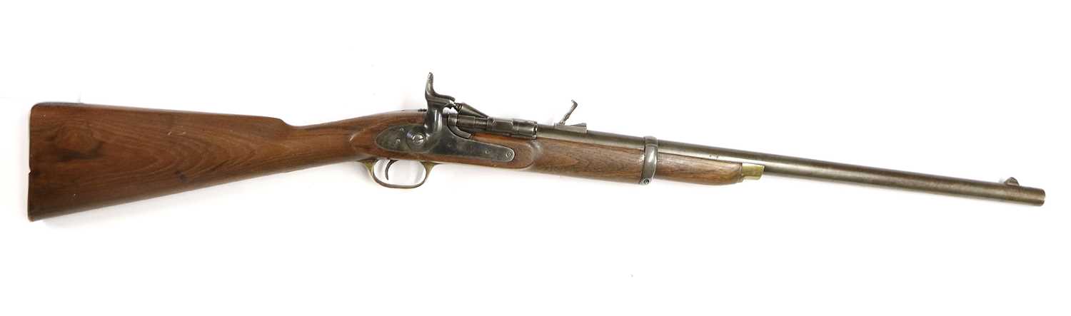 Lot 373 - A British Snider Action Cavalry Carbine,
