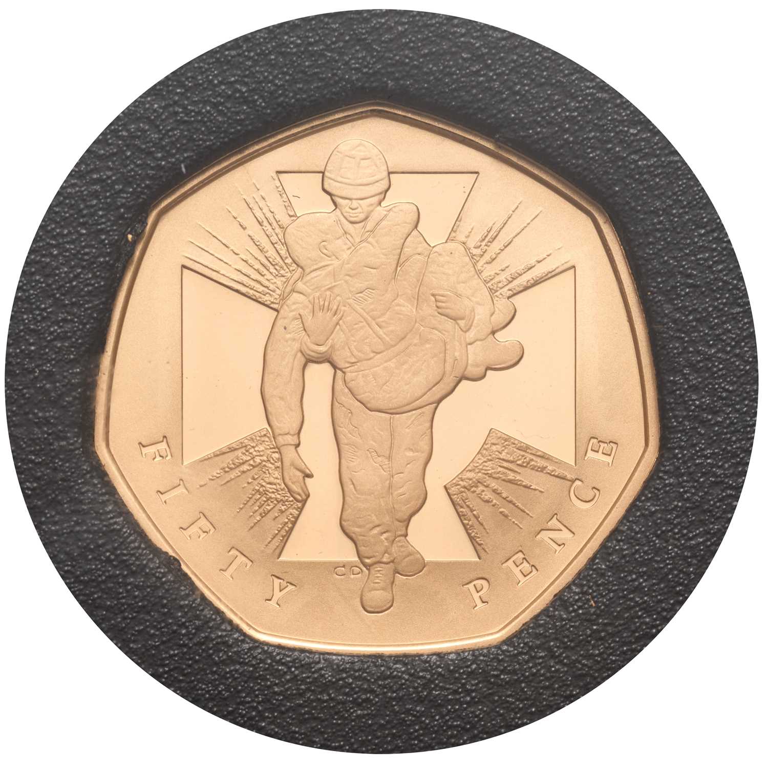 Lot 104 - UK, Gold Proof Fifty Pence 2006, The