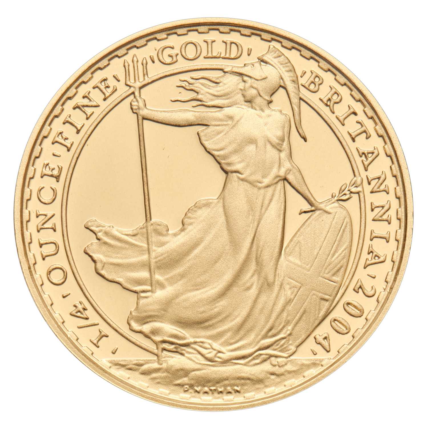 Lot 71 - UK, Britannia Gold Proof 1/4oz Coin 2004,