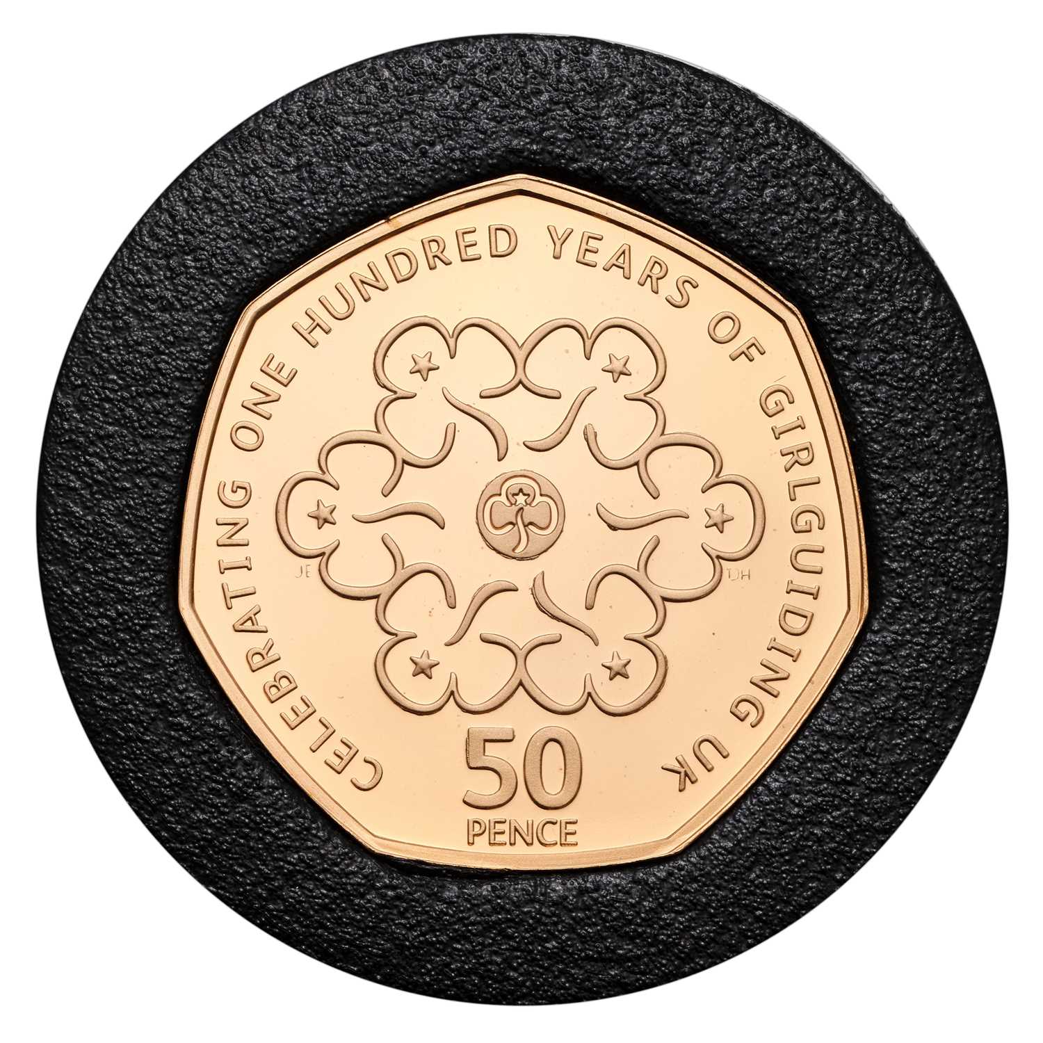 Lot 145 - UK, Gold Proof Fifty Pence 2010, 100 years