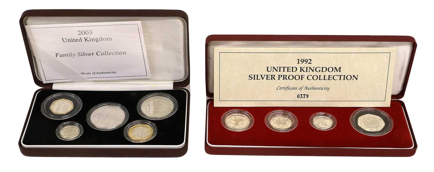 Lot 66 - 2x Royal Mint Silver Proof Collections,