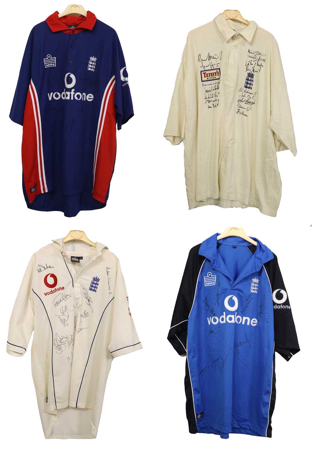 Lot 9 - England Cricket Signed Shirts