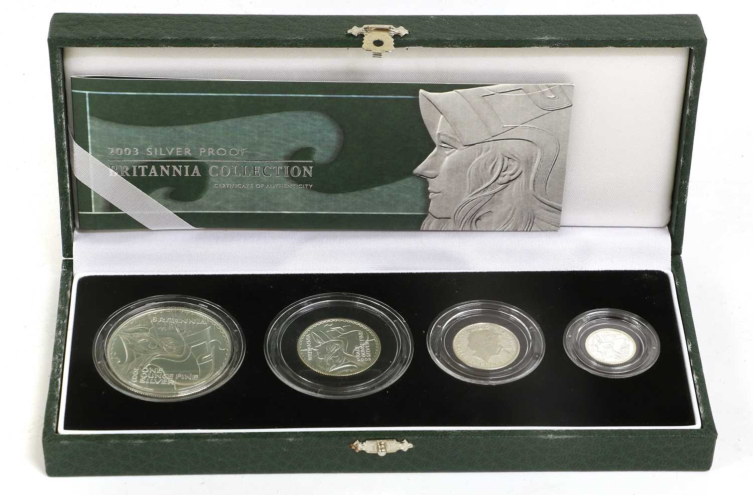 Lot 36 - UK, Silver Proof Britannia Collection 2003, 4