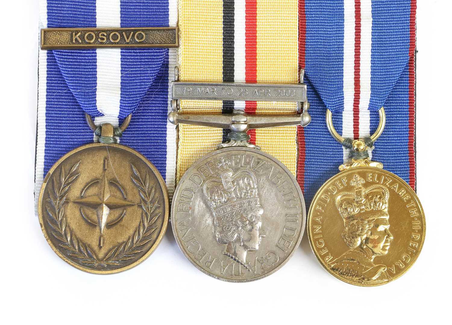 Lot 24 - A NATO / Operation Telic 1 Trio, awarded to