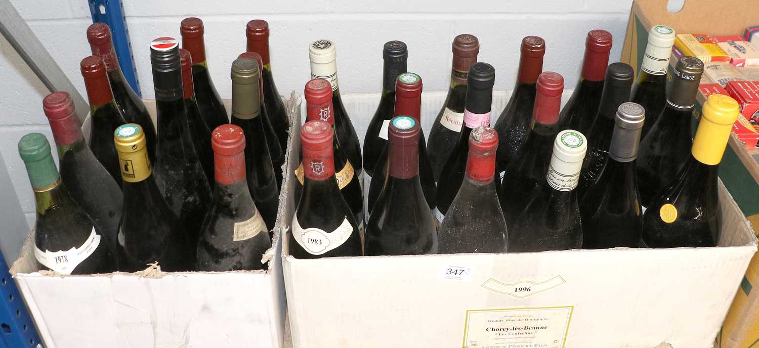 Lot 347 - Mixed Parcel of Wine: 30 bottles of Burgundy,