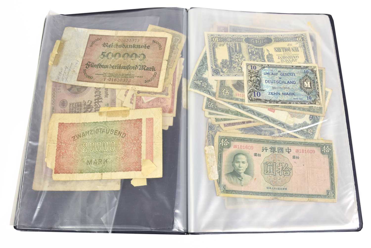 Lot 341 - World Banknote Album, comprising approx. 85