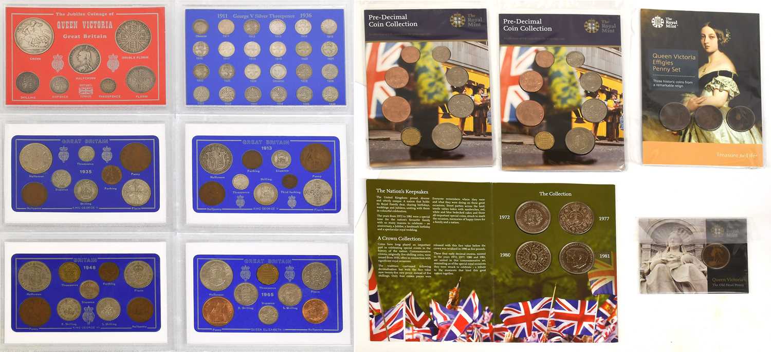 Lot 57 - An Assortment of Pre-Decimal Specimen Sets,