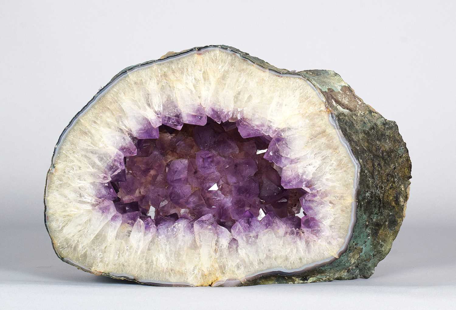 Minerals/Fossils: A Brazilian Amethyst Geode Cathedral,