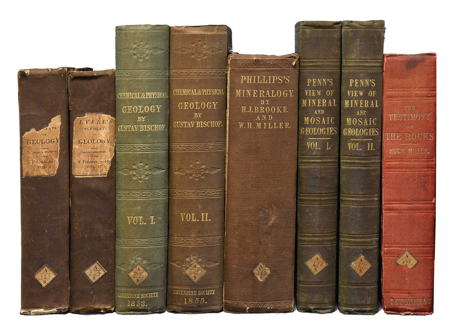 Lot 33 - Geology. Lyell (Charles), Elements of Geology,