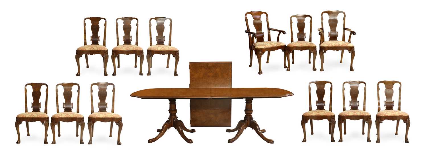 Lot 993 - A Titchmarsh & Goodwin Burr Walnut and