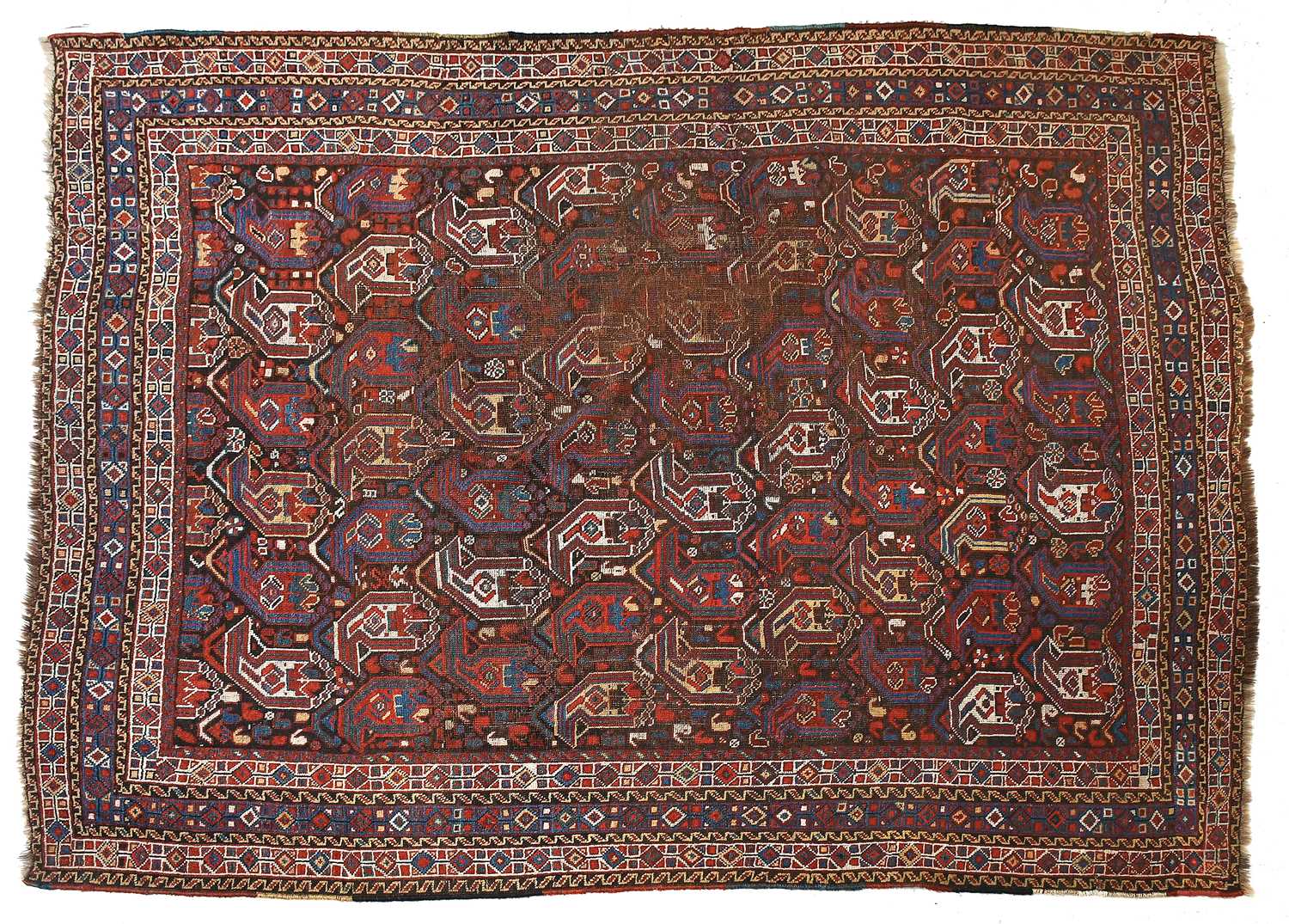 Lot 430 - Khamseh Rug Southwest Iran, Circa 1900 The