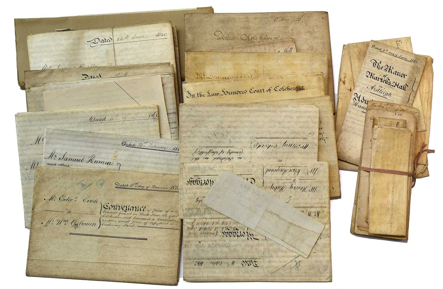 Lot 112 - Manuscript and Printed Documents. A quantity