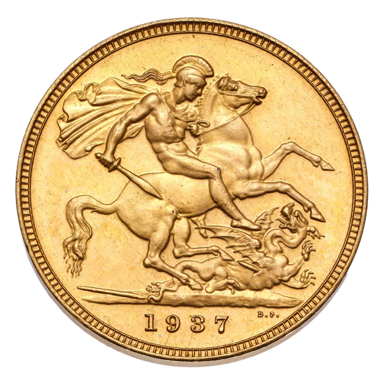 Lot 155 - George VI, Proof Sovereign 1937, plain edge