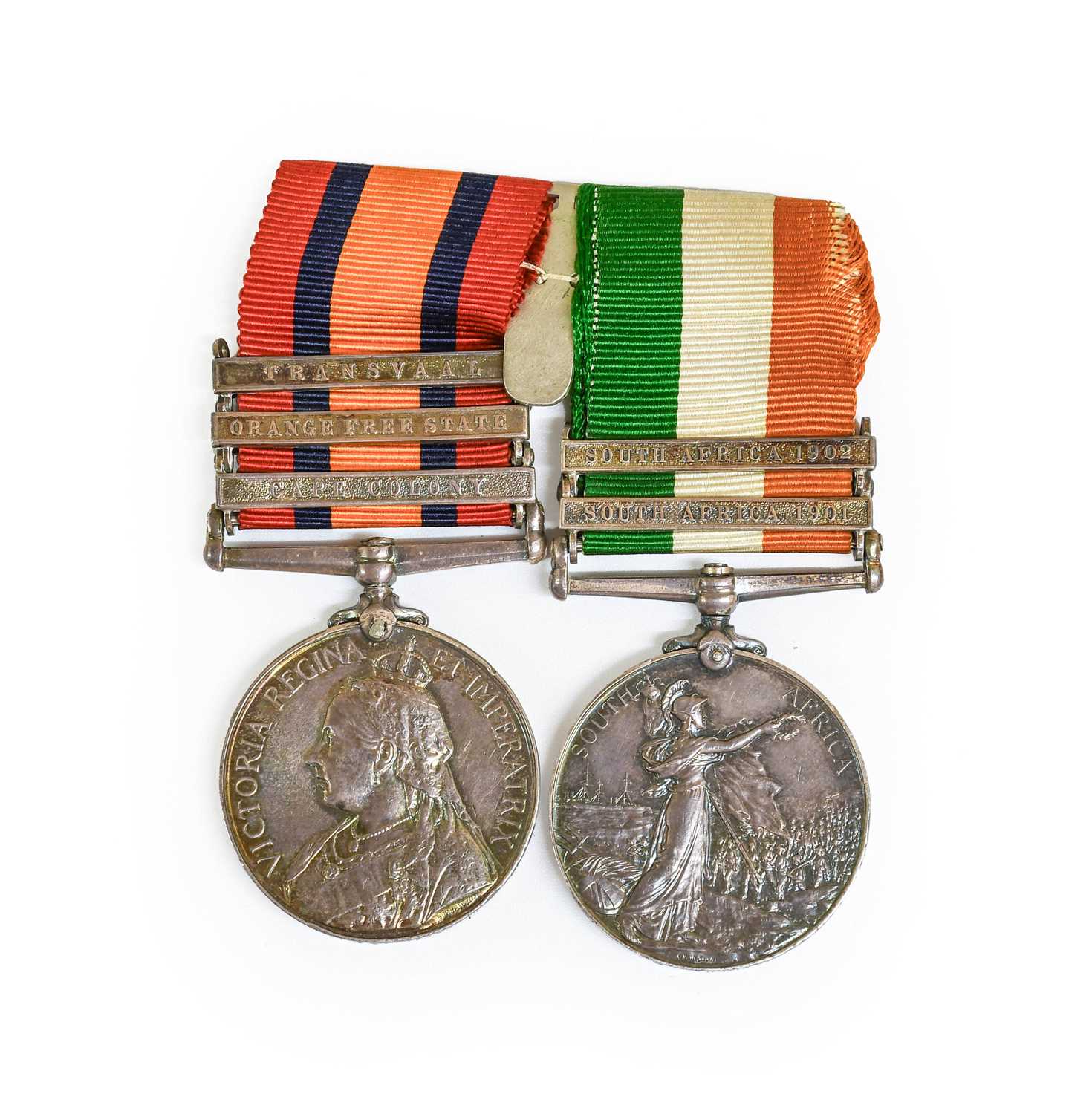 Lot 66 - A South Africa Pair, comprising Queen's South