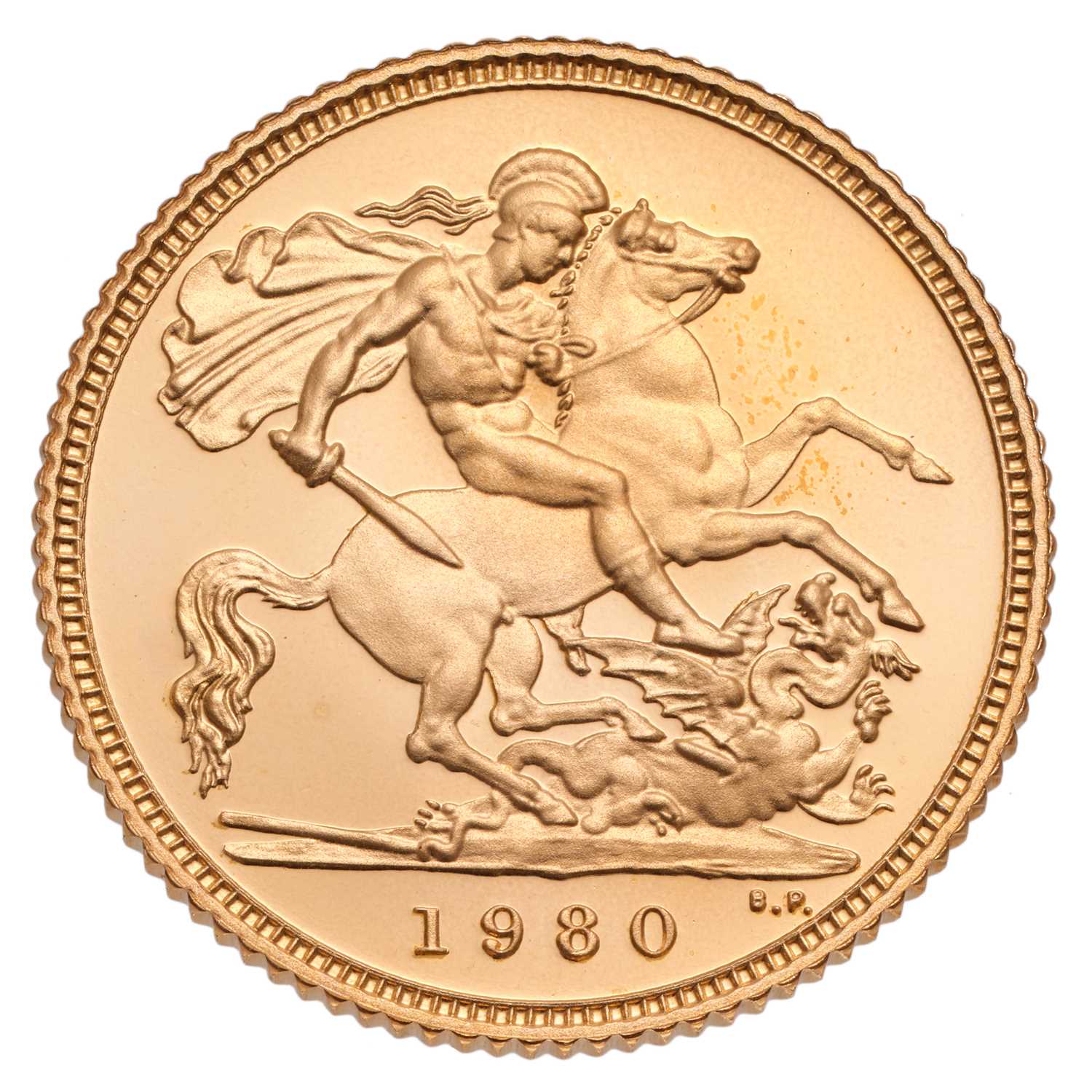 Lot 171 - Elizabeth II, Proof Half Sovereign 1980;