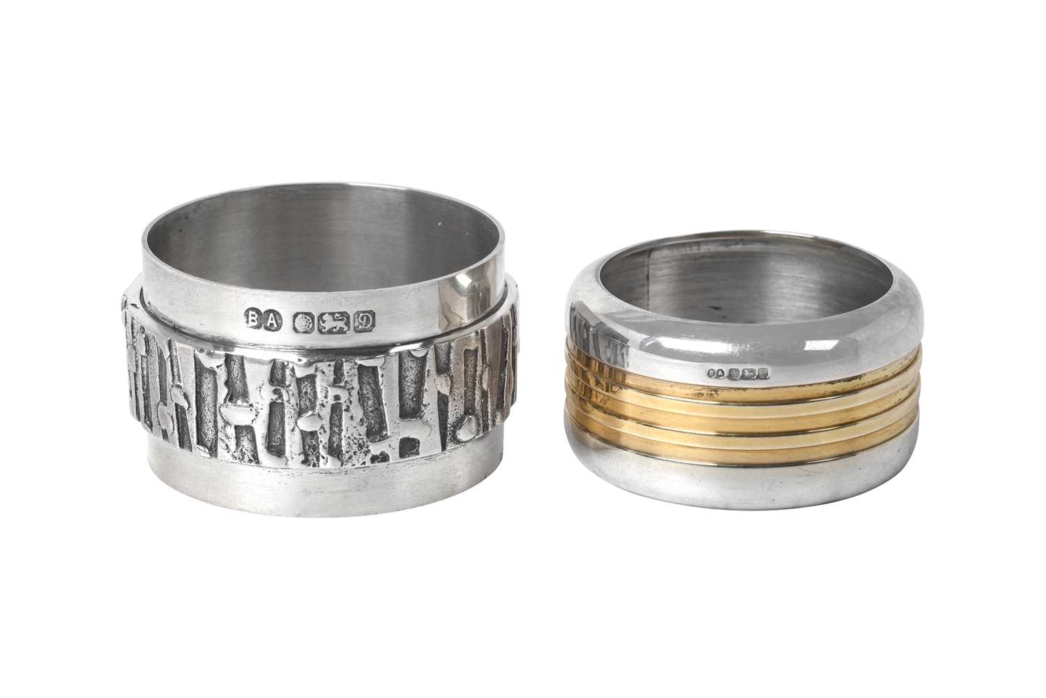 Lot 2162 - An Elizabeth II Silver Napkin-Ring and an