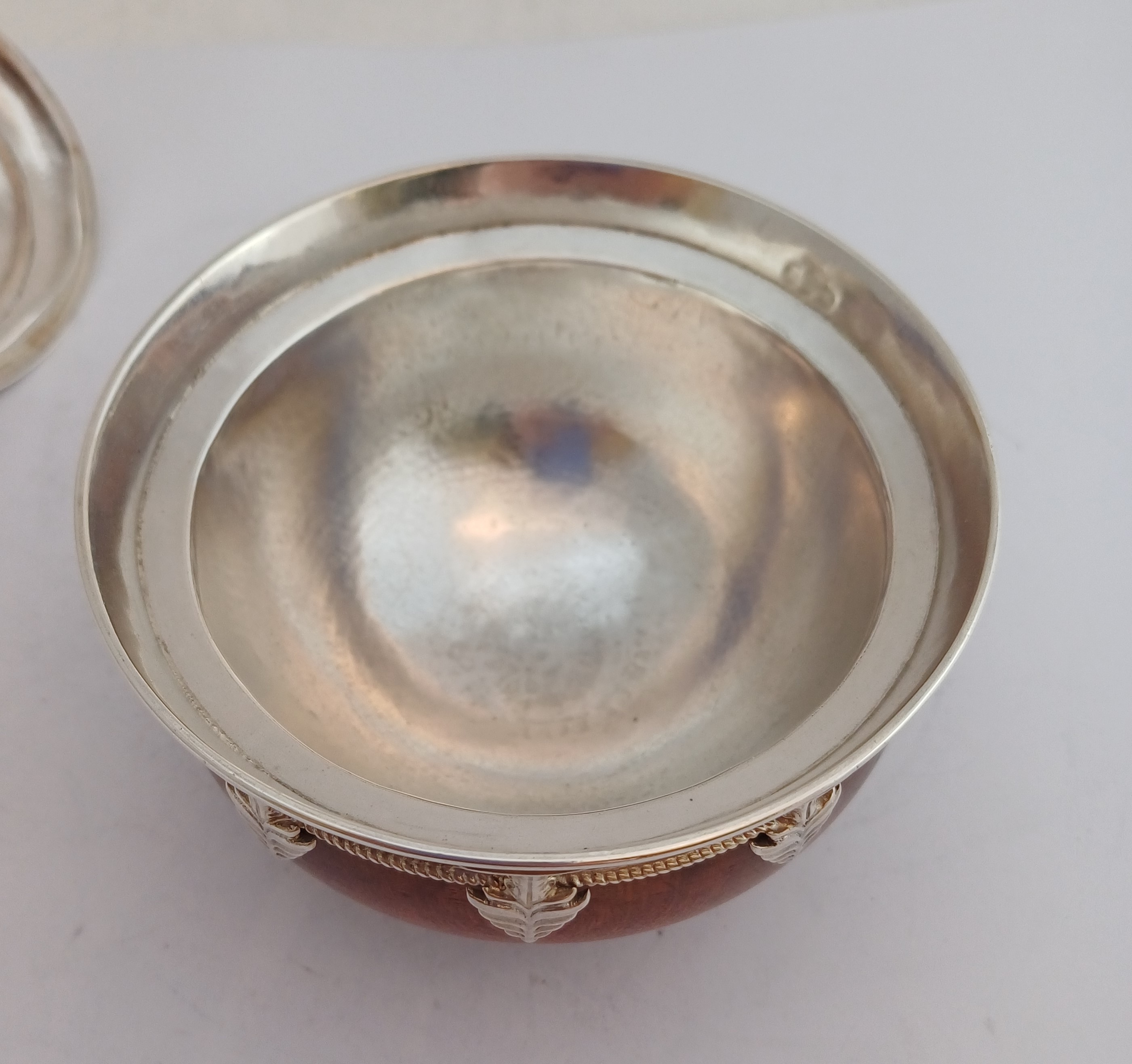 A George V Silver-Mounted Wood Mazer-Bowl and Cover,