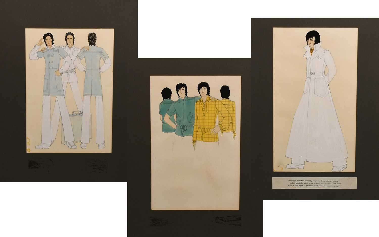 Lot 2019 - Set of Three Circa Late 1960s Original