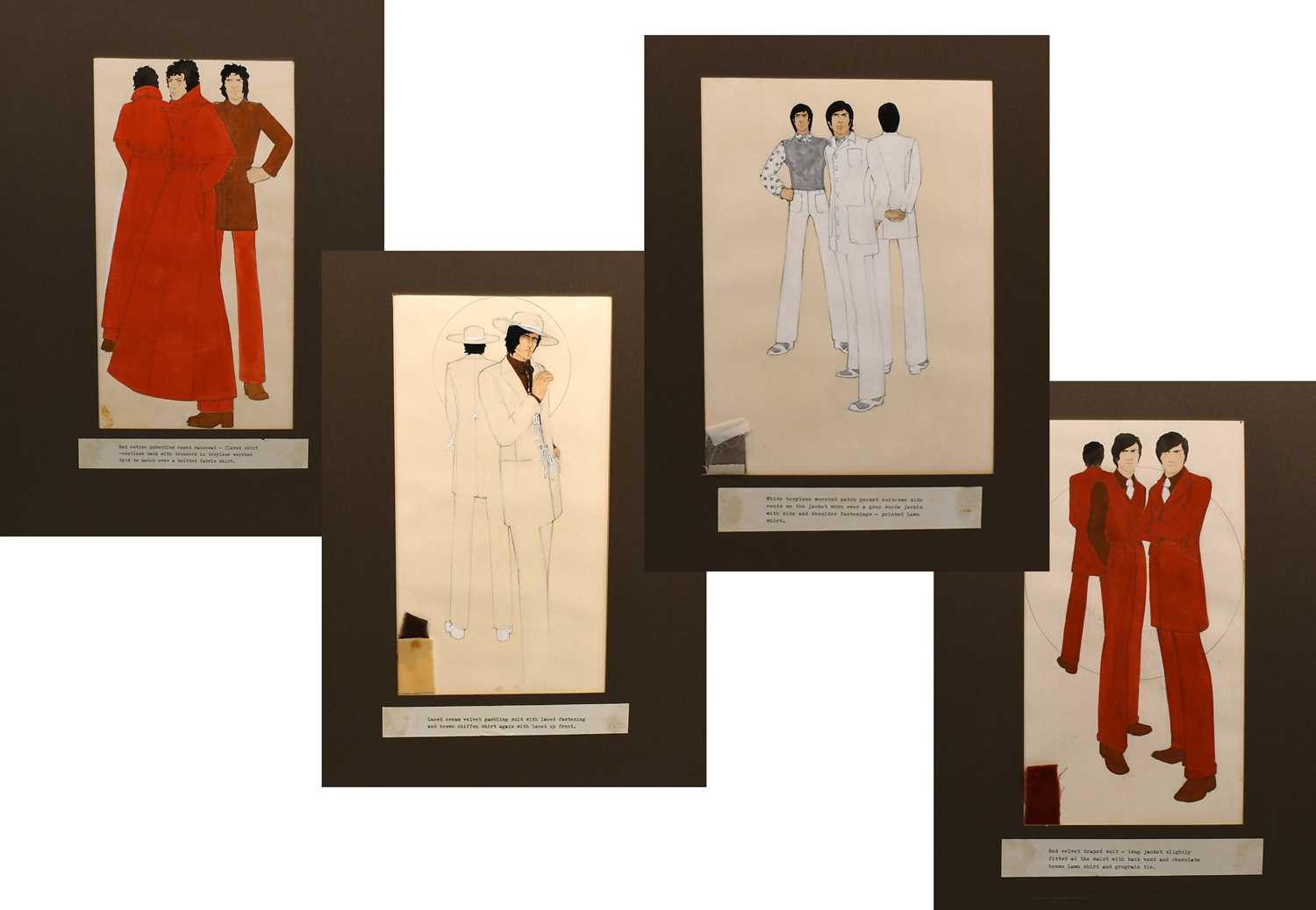 Lot 2018 - Set of Four Circa Late 1960s Original