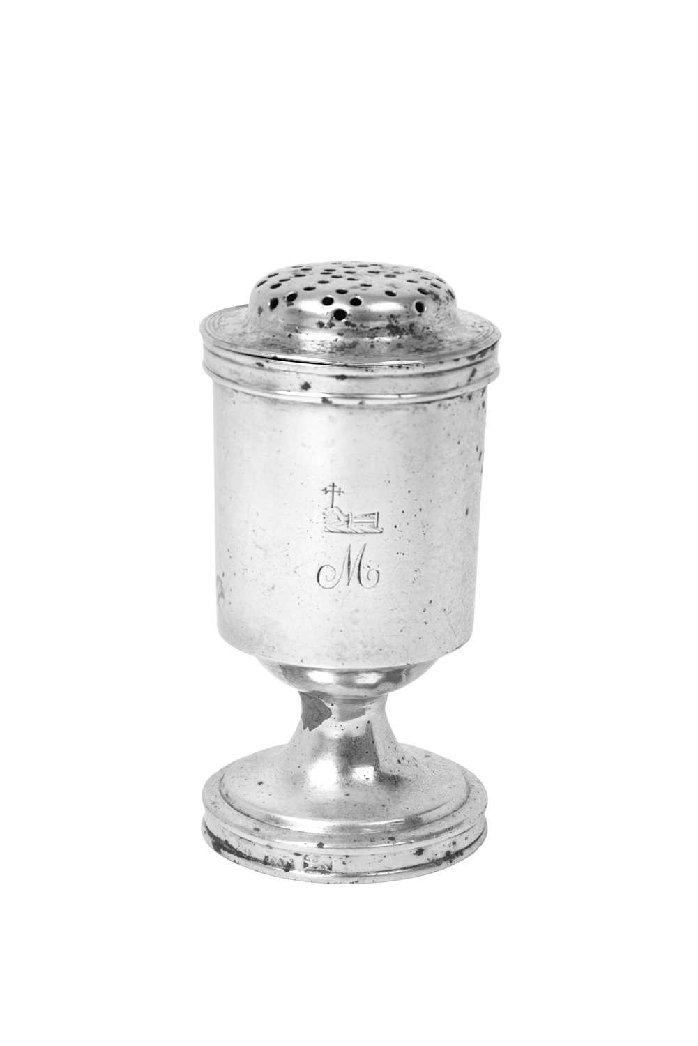 Lot 2108 - An Indian Colonial Silver Pepperette,