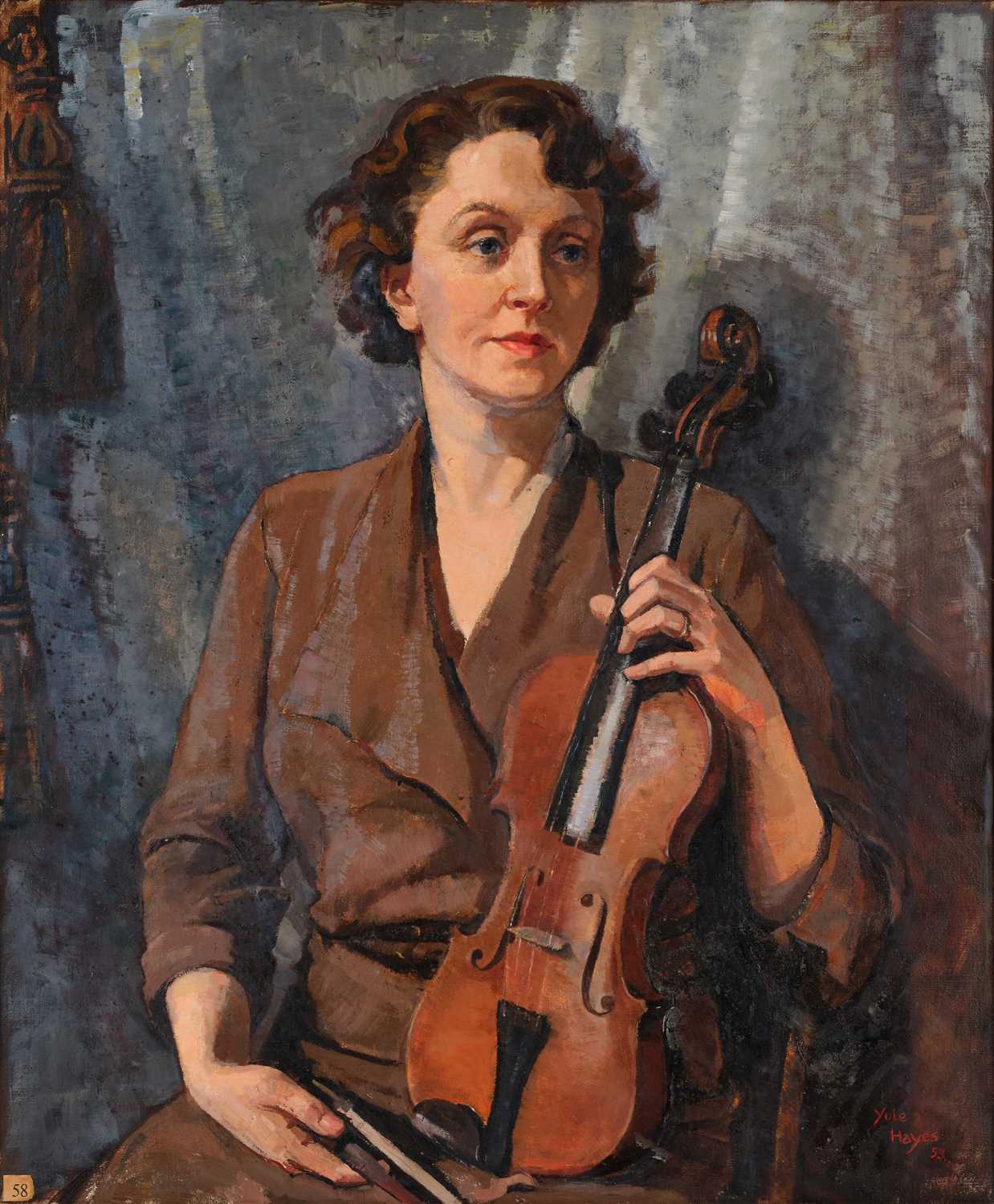 Lot 85 - Mary Winifred Yule Hayes (1891-1980) Portrait