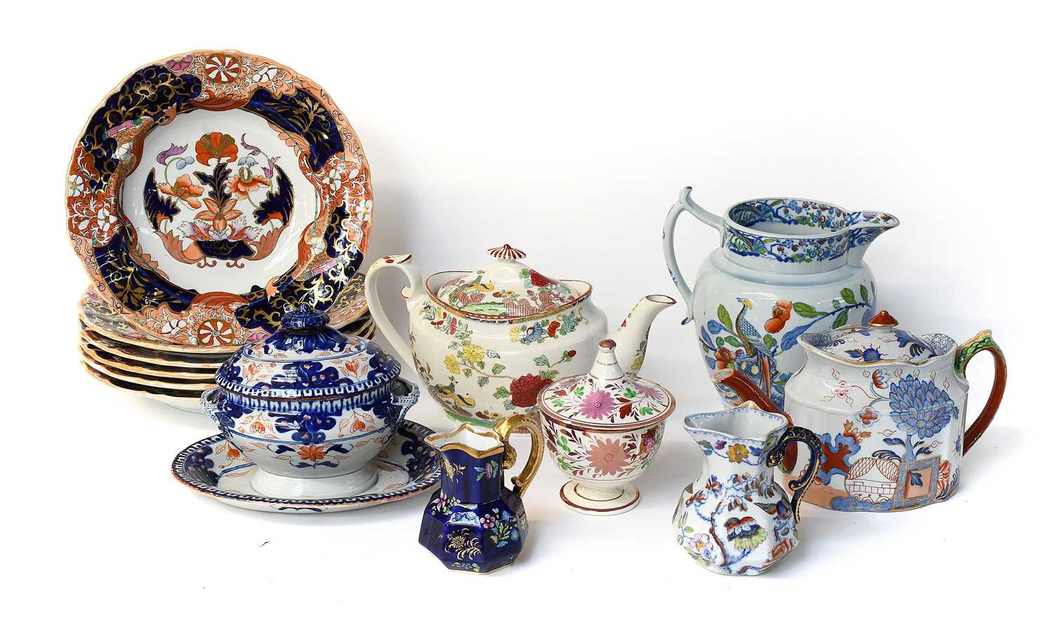 Lot 177 - A Collection of Masons Ironstone China, 19th