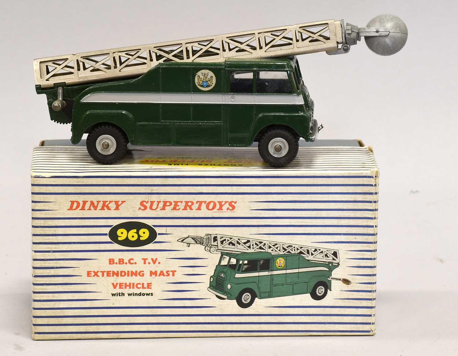 Lot 407 - Dinky 969 BBC TV Extending Mast Vehicle