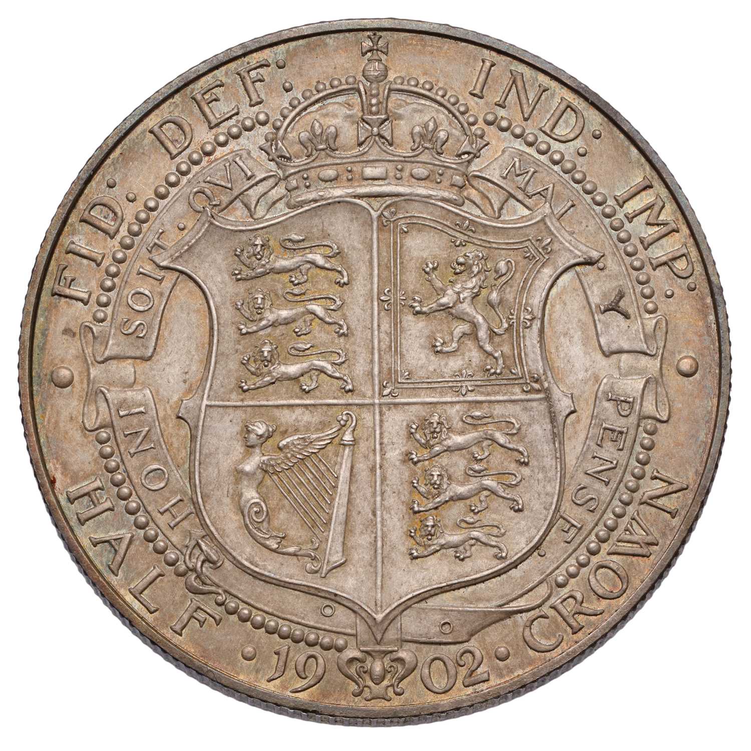 Lot 71 - Edward VII, Matt Proof Halfcrown 1902, (Bull