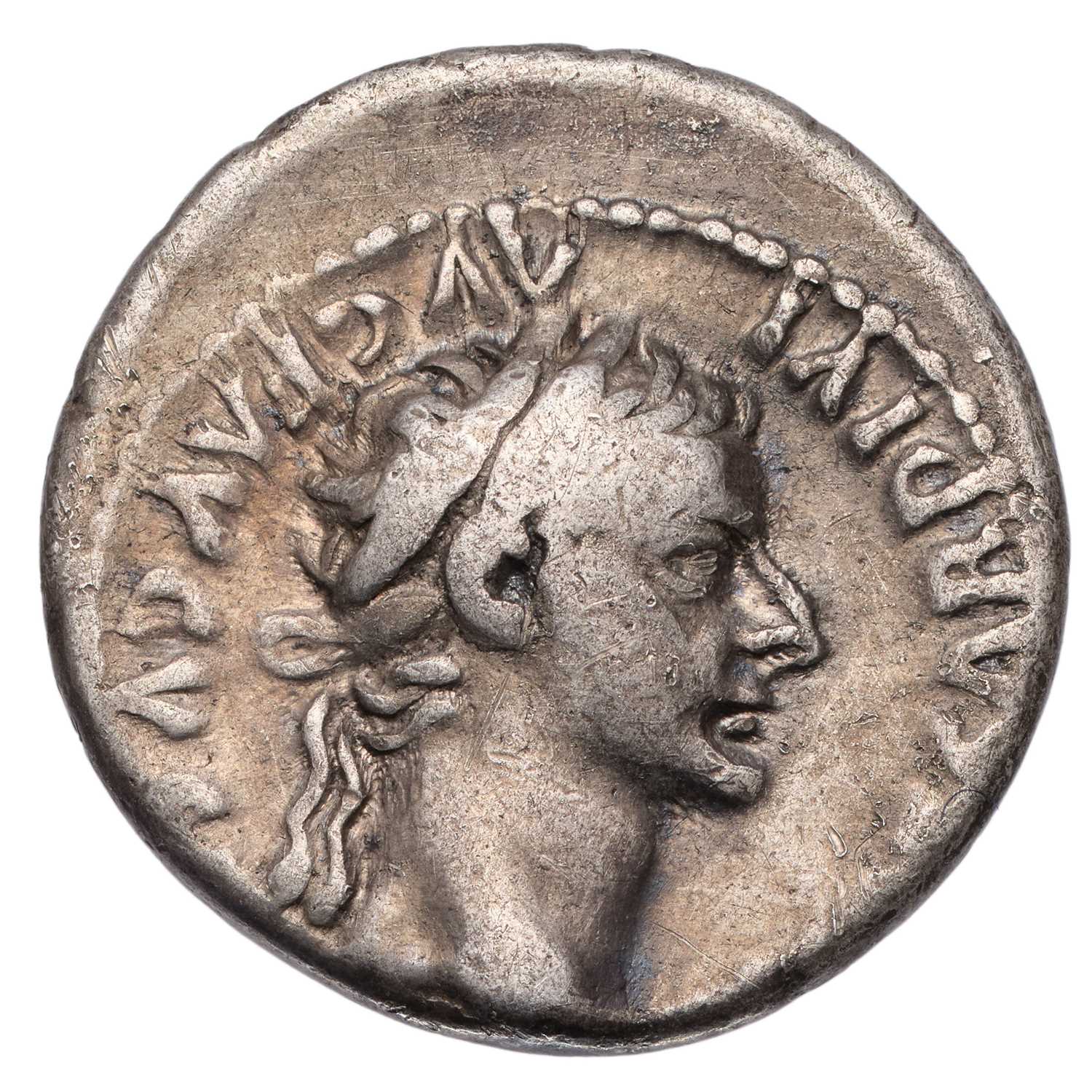 Lot 7 - Roman Imperial, Tiberius Denarius, Lugdunum
